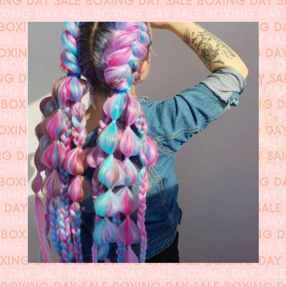 THREE TONE BRAID HAIR EXTENSIONS | Milk & Honey – Milk & Honey Wigs