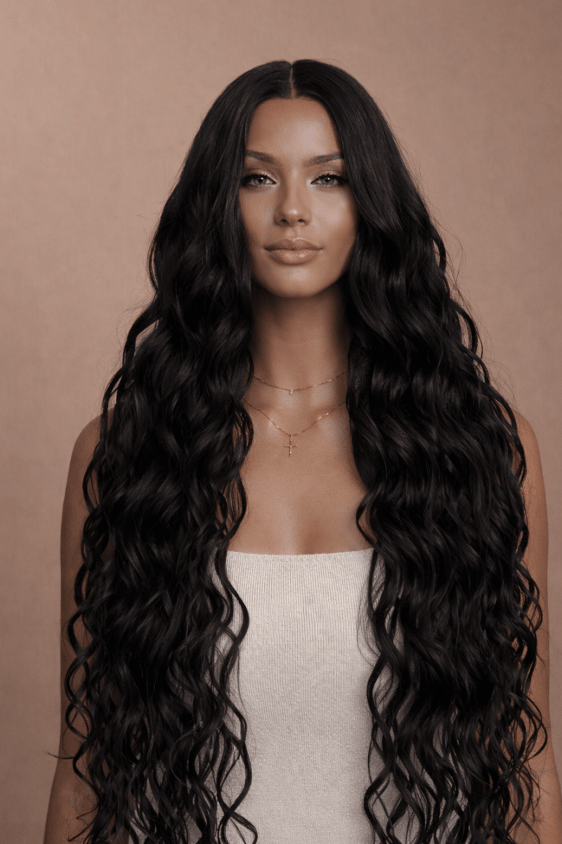 KEHLANI Black 30" T-Part Lace Front Wig Australia | Milk & Honey Wigs
