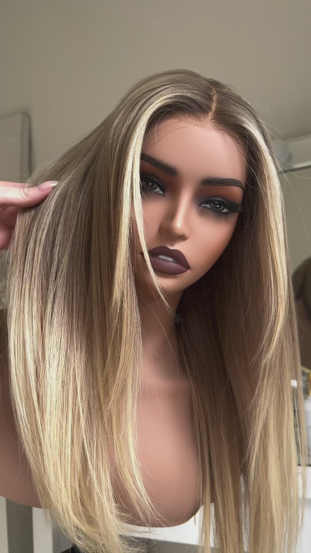 MARY Lived In Blonde Human Hair Lace Front Wig | Milk & Honey – Milk ...